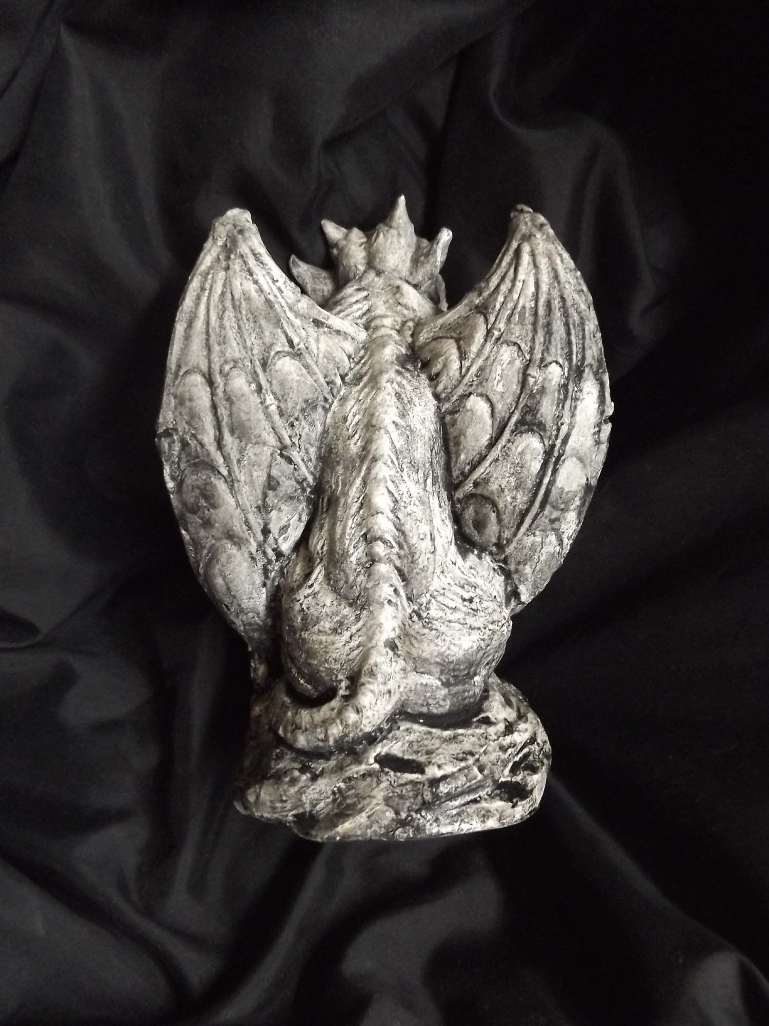 Gargoyle Sentry Protector Statue Horned Creature Beast - Etsy