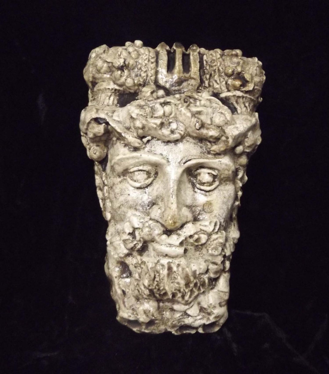 King Neptune Wall Plaque Ocean God Seaside Patio Garden Art Beach ...