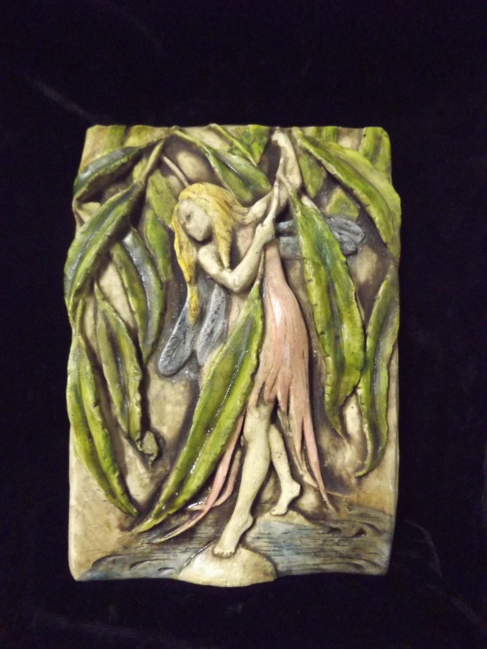 Fairie Wall Plaque Hanging Fairy Sprite Fae Pixie Garden Yard - Etsy