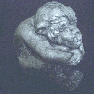Gargoyle Gremlin Crouching Gothic Medieval Fantasy Creature Renaissance ...