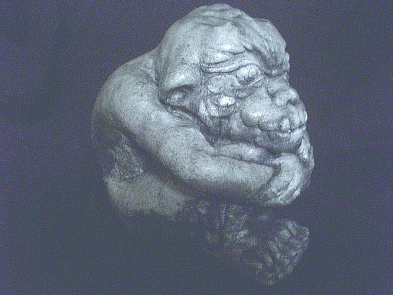 Gargoyle Gremlin Crouching Gothic Medieval Fantasy Creature - Etsy