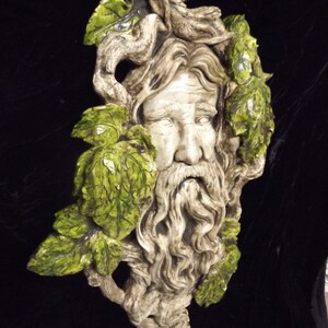 Greenman Wall Plaque Medieval Leave Forest Man Celtic Woodland Nature ...