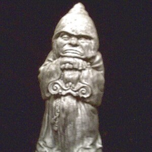 Grumpulous Monk the Reluctant Guardian Garden Statue Grumpy Medieval ...
