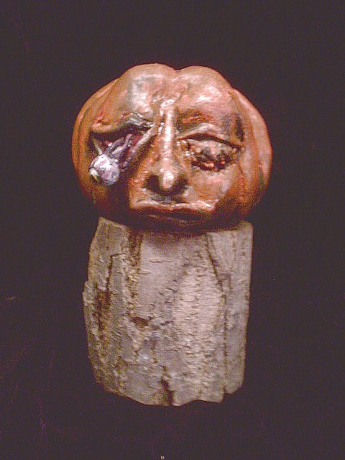 Halloween Pumpkin Head Eye Gore Rotten Gothic Pumpkin of Doom Statue ...