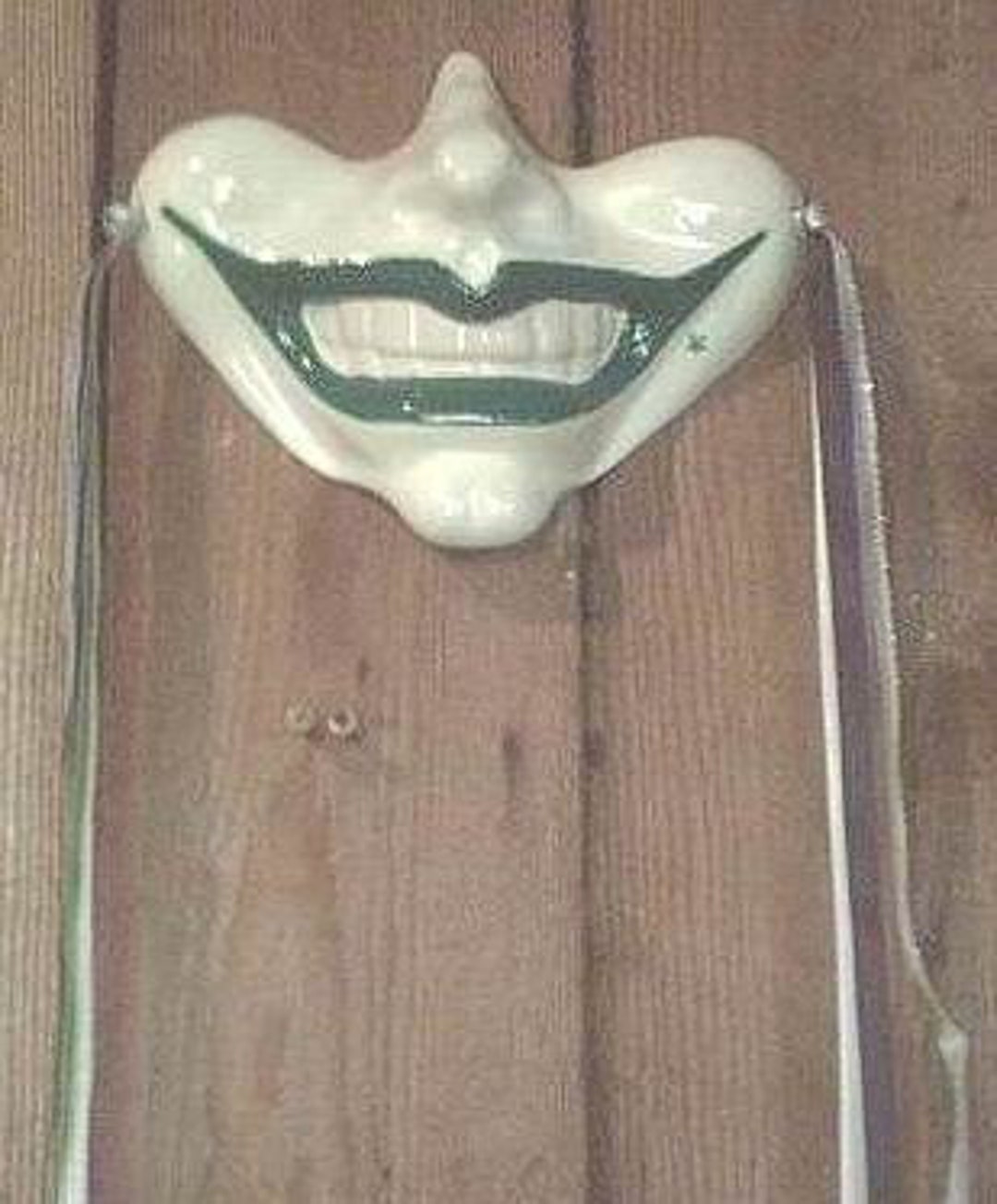 Smile Wall Mask Gothic Jester Clown Joker Renaissance Fool Circus Goth ...