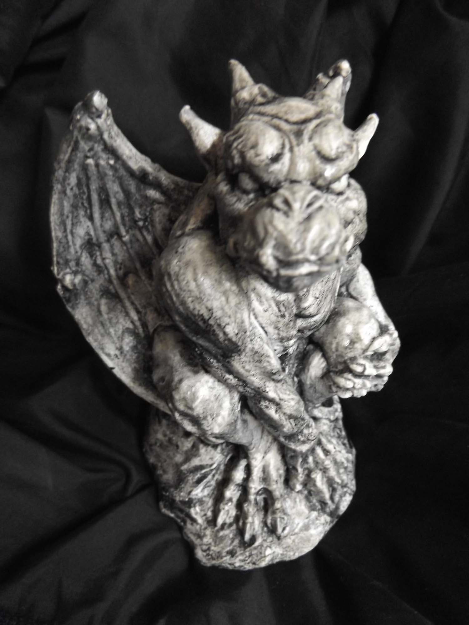 Gargoyle Sentry Protector Statue Horned Creature Beast | Etsy