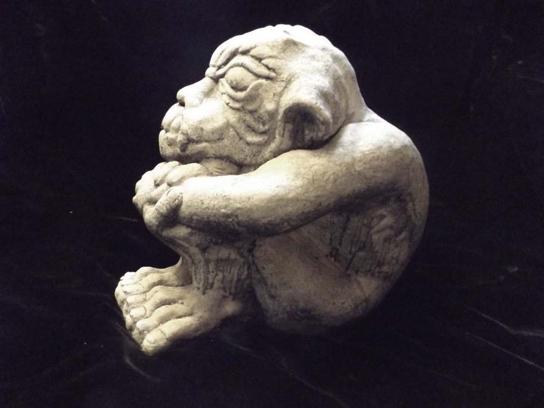 Gargoyle Gremlin Crouching Gothic Medieval Fantasy Creature - Etsy