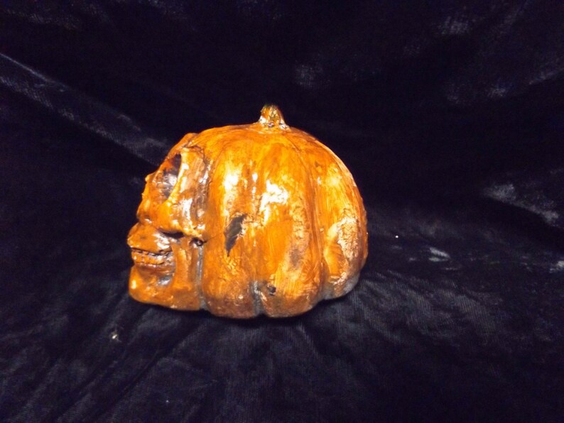 Halloween Pumpkin Head Bone Head Rotten Gothic Pumpkin of Doom Scary ...