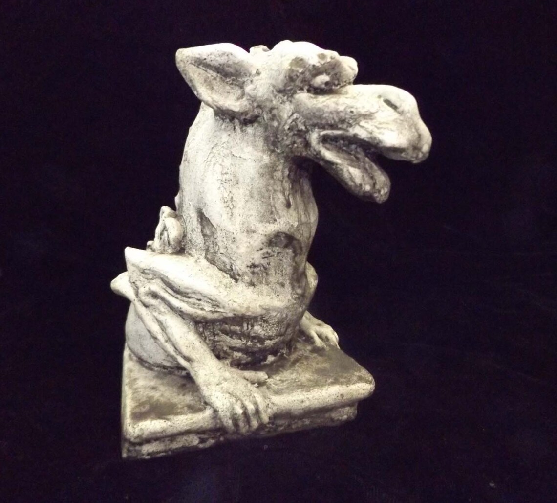 Gargoyle Dragon Dwarf Gothic Notre Dame Statue Medieval Decor ...