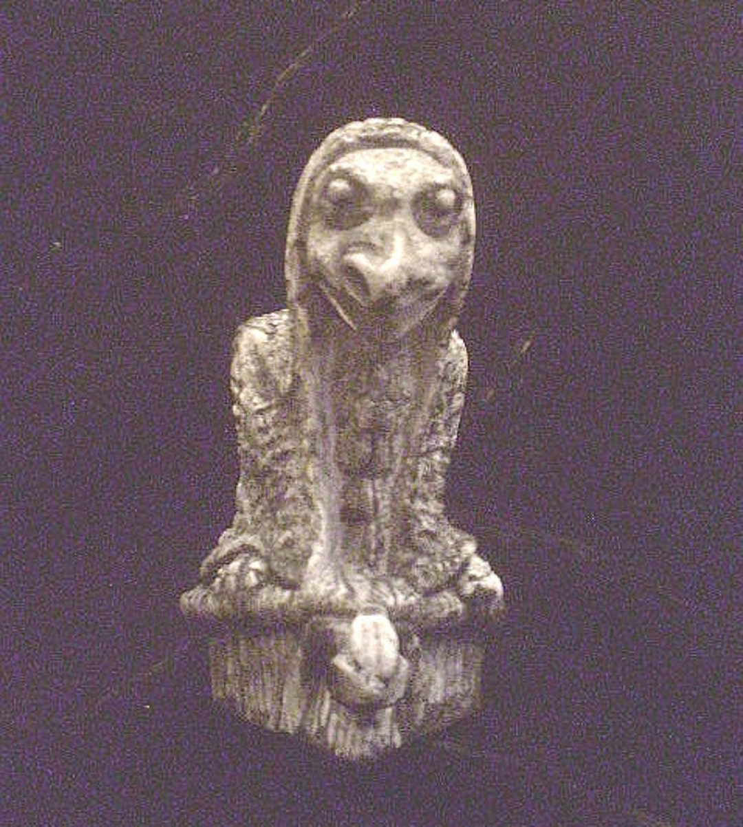 Gargoyle Hooded Mini Statue Medieval Fantasy Gothic Castle Small Black ...