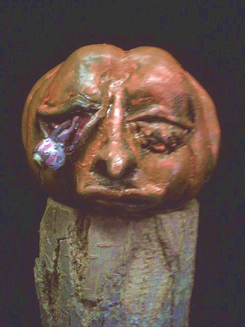 Halloween Pumpkin Head Eye Gore Rotten Gothic Pumpkin of Doom - Etsy