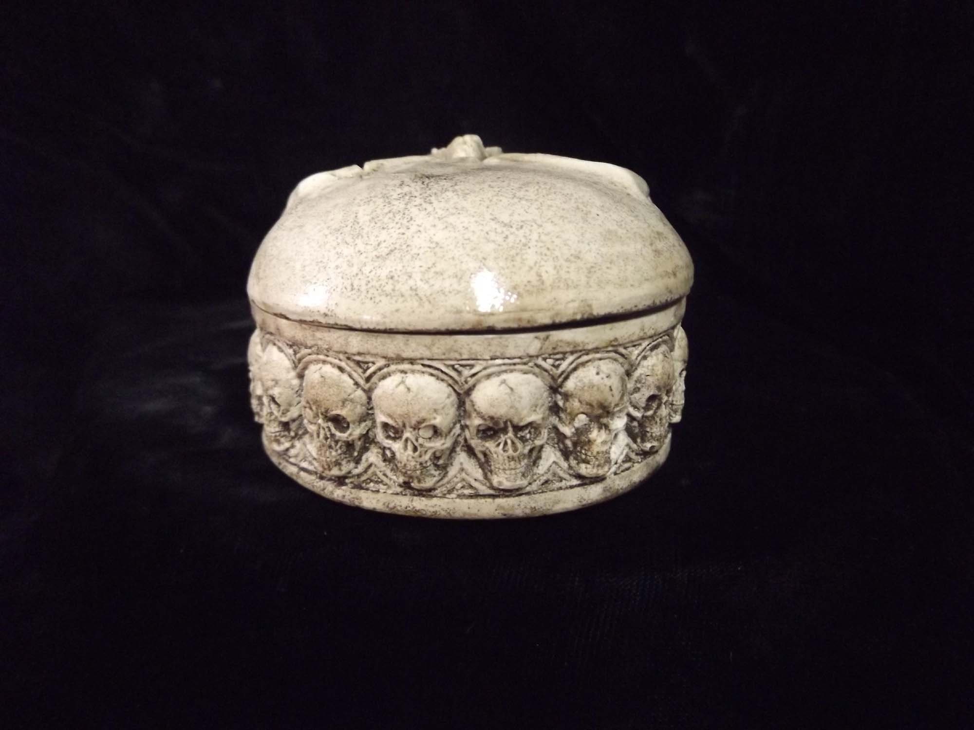 Skull Box Gothic Skeleton Bone Jewelry Box Macabre Weird | Etsy