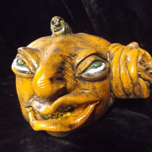 Halloween Pumpkin Head Monte Santos Rotten Gothic Pumpkin of Doom ...