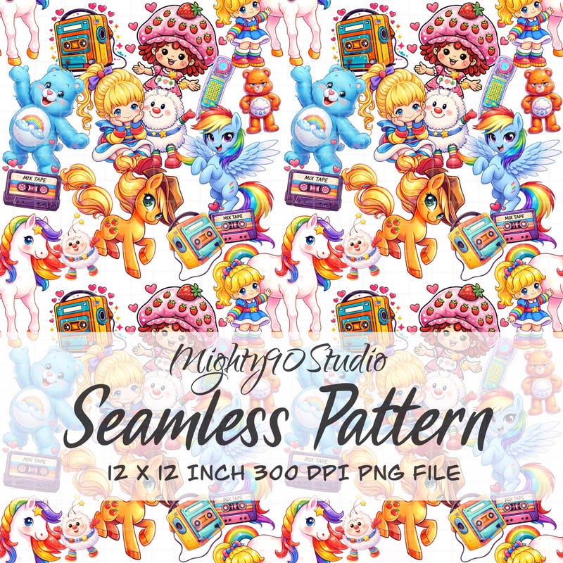 Rainbow Brite Pattern - Etsy