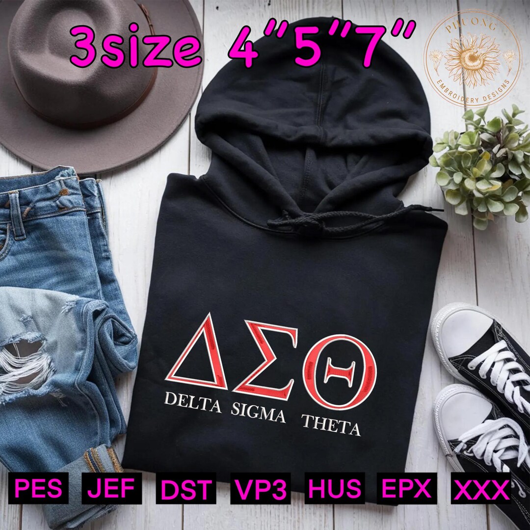 Delta Sigma Theta Embroidery Designs, Founder's Day Machine Embroidery ...