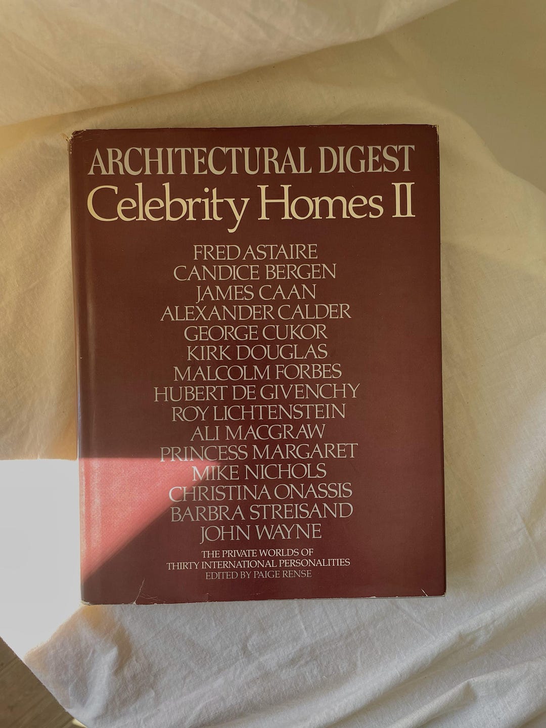 Architectural Digest Celebrity Homes II Vintage - FIRST EDITION 1981 - Etsy