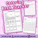24 Books Reading Challenge Coloring Page | Reading Goals 24 Books ...