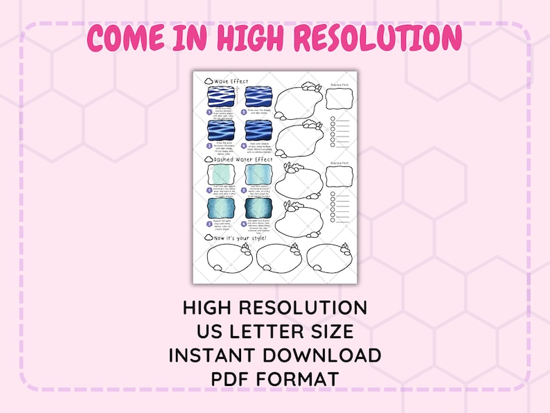 How to Color Textures Coloring Practice Techniques Page Step by Step ...