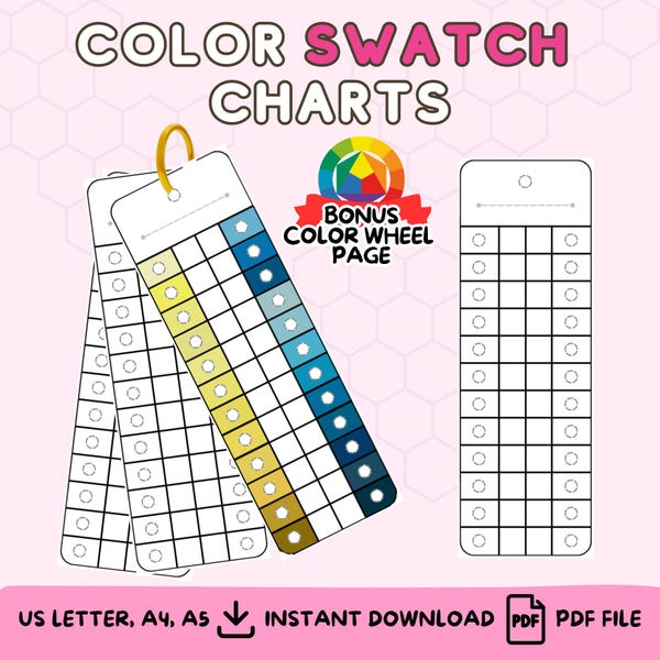 Paint Color Charts - Etsy