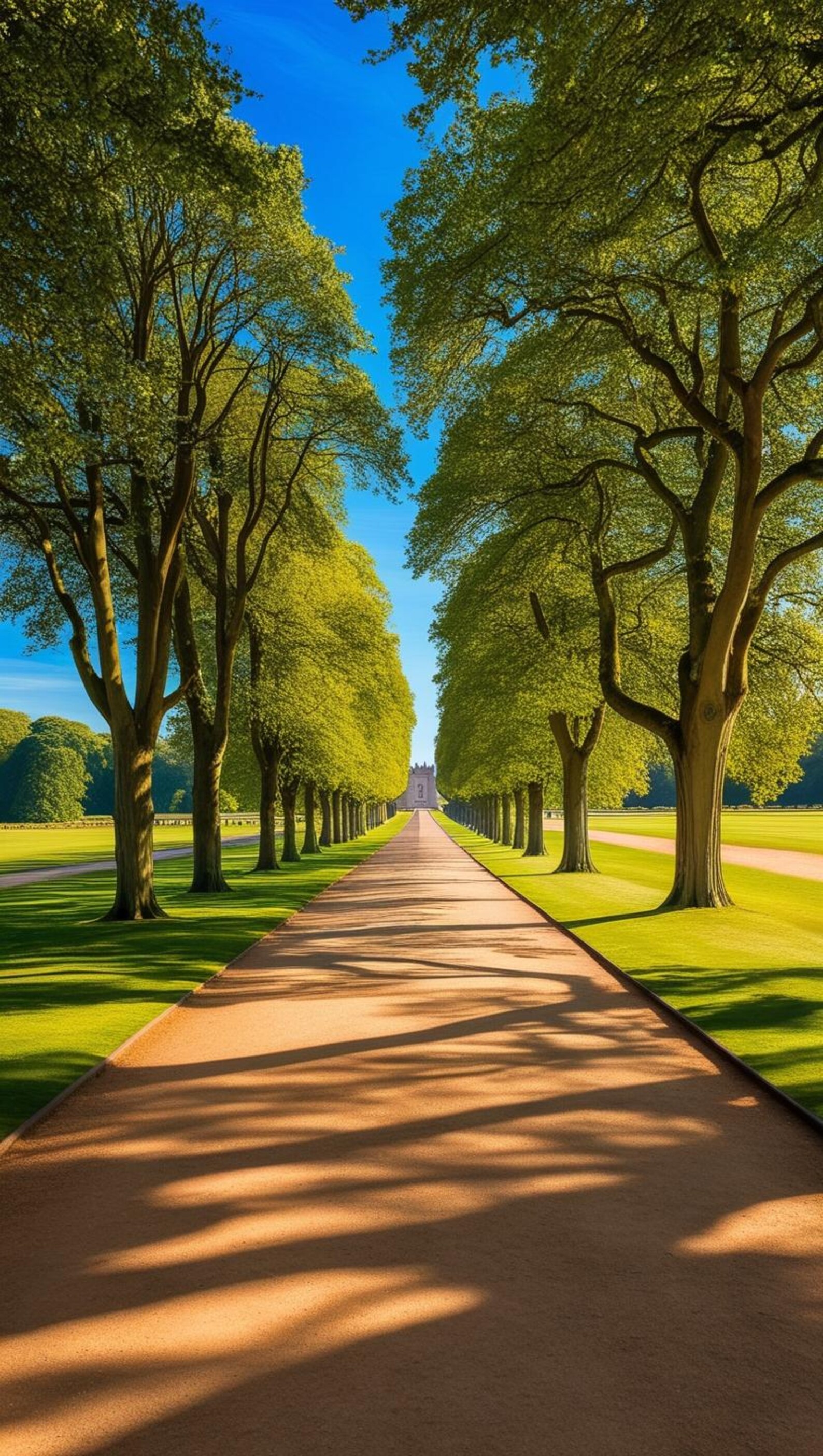 The Long Walk: Smartphone Background - Sunlight Through Trees - Etsy