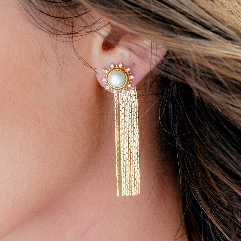 Front Back Earrings - Etsy
