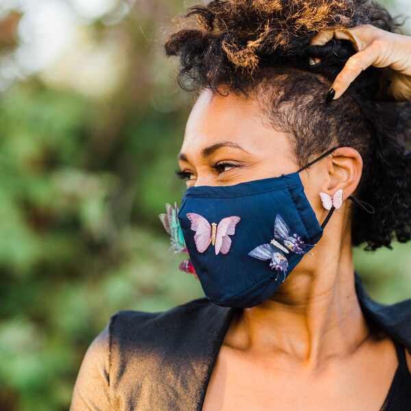Butterfly Face Mask - Etsy