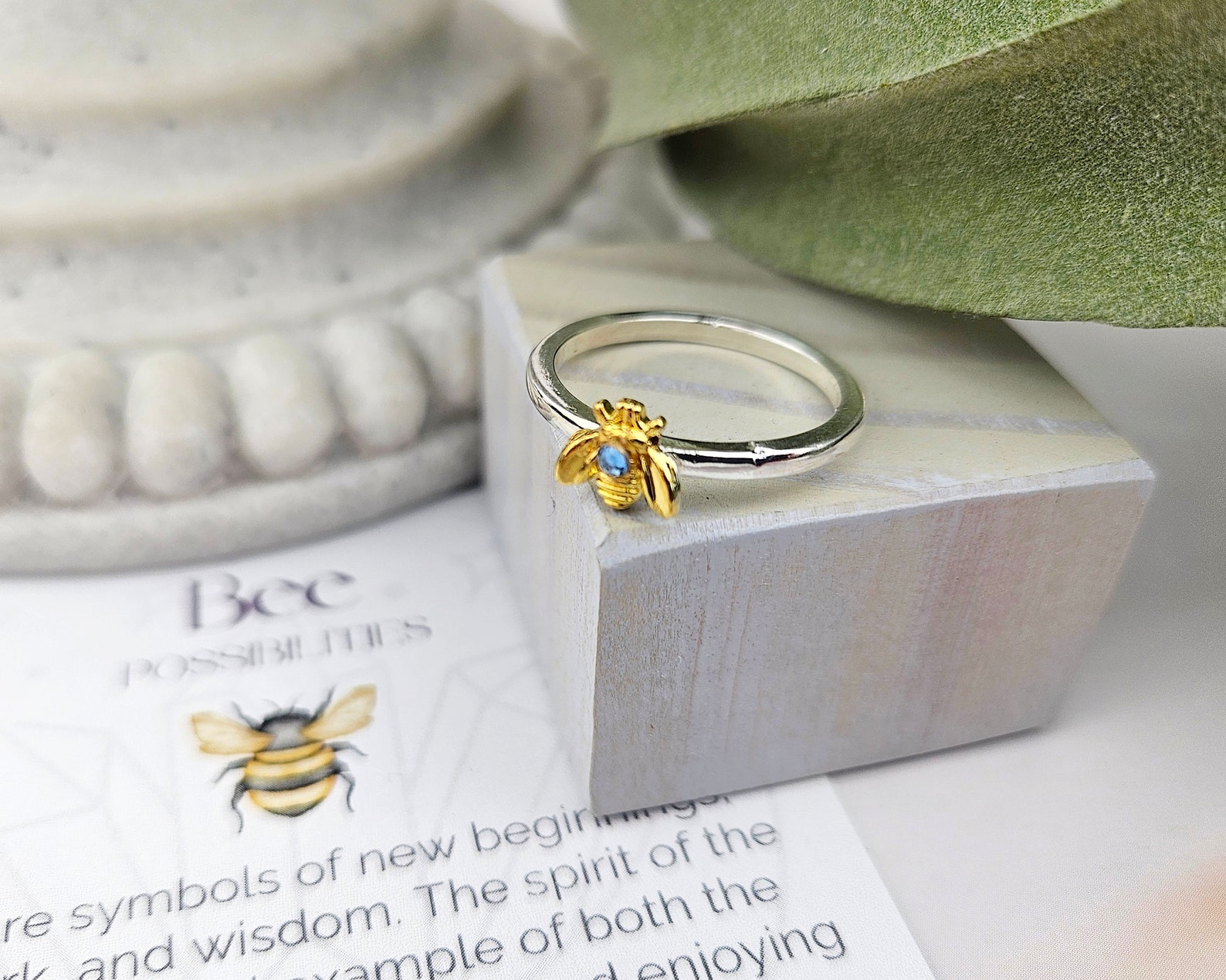 Honey Bee Ring - Save the Bees - Etsy