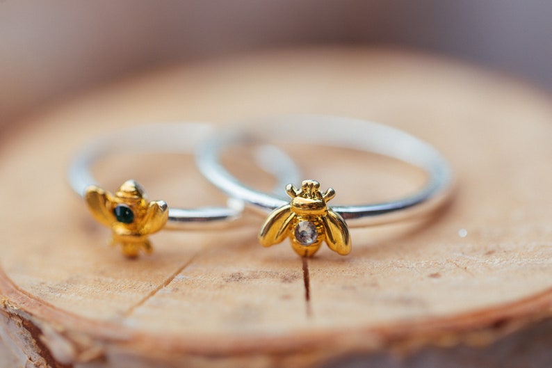 Honey Bee Ring - Save the Bees - Etsy