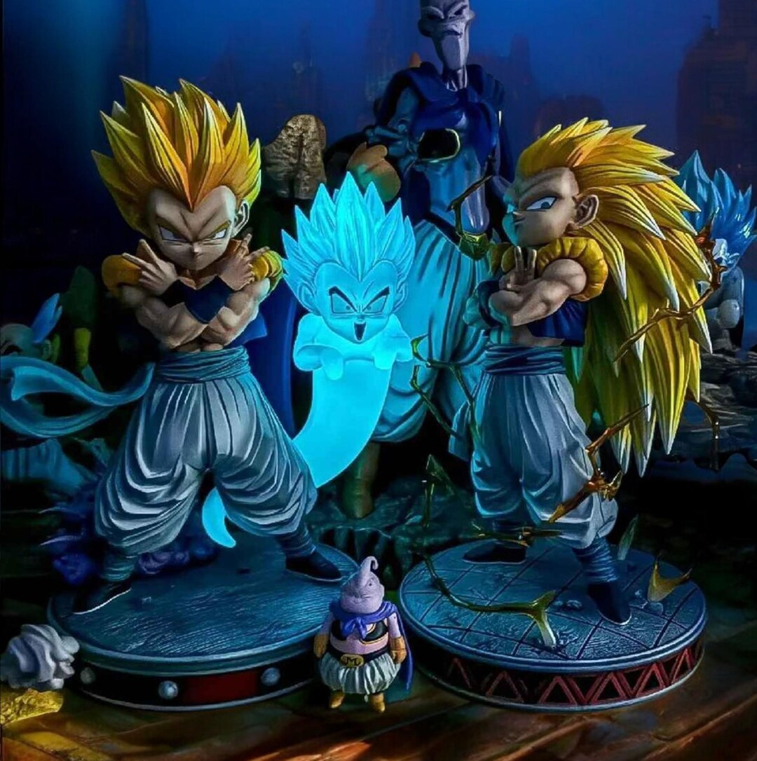 Dragon Ball Z Super Saiyan Gotenks Figure Ghost Squad Anime Collectible ...