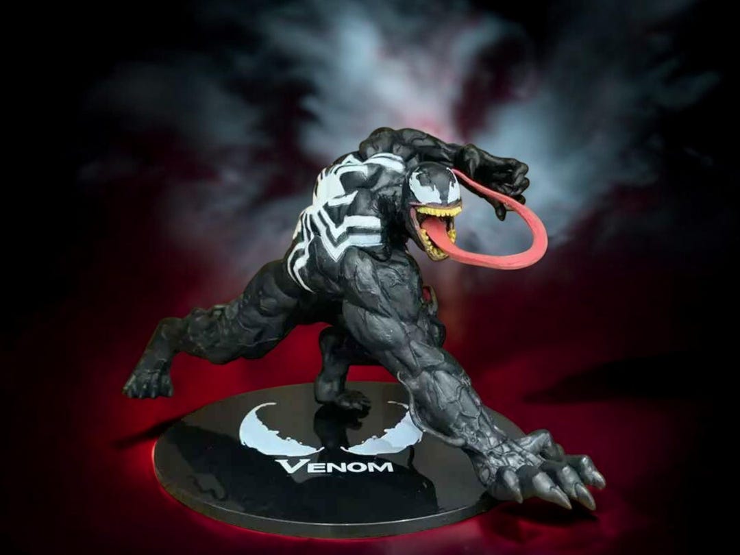 Venom Handcrafted Statue – Movie Villain Collectible Figure - Etsy