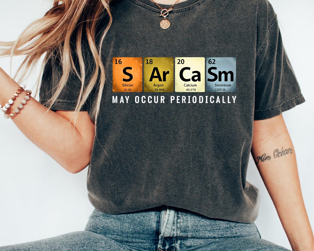Sarcasm Periodic Table PNG - Diseño Digital Para Camisetas, Tazas Y ...