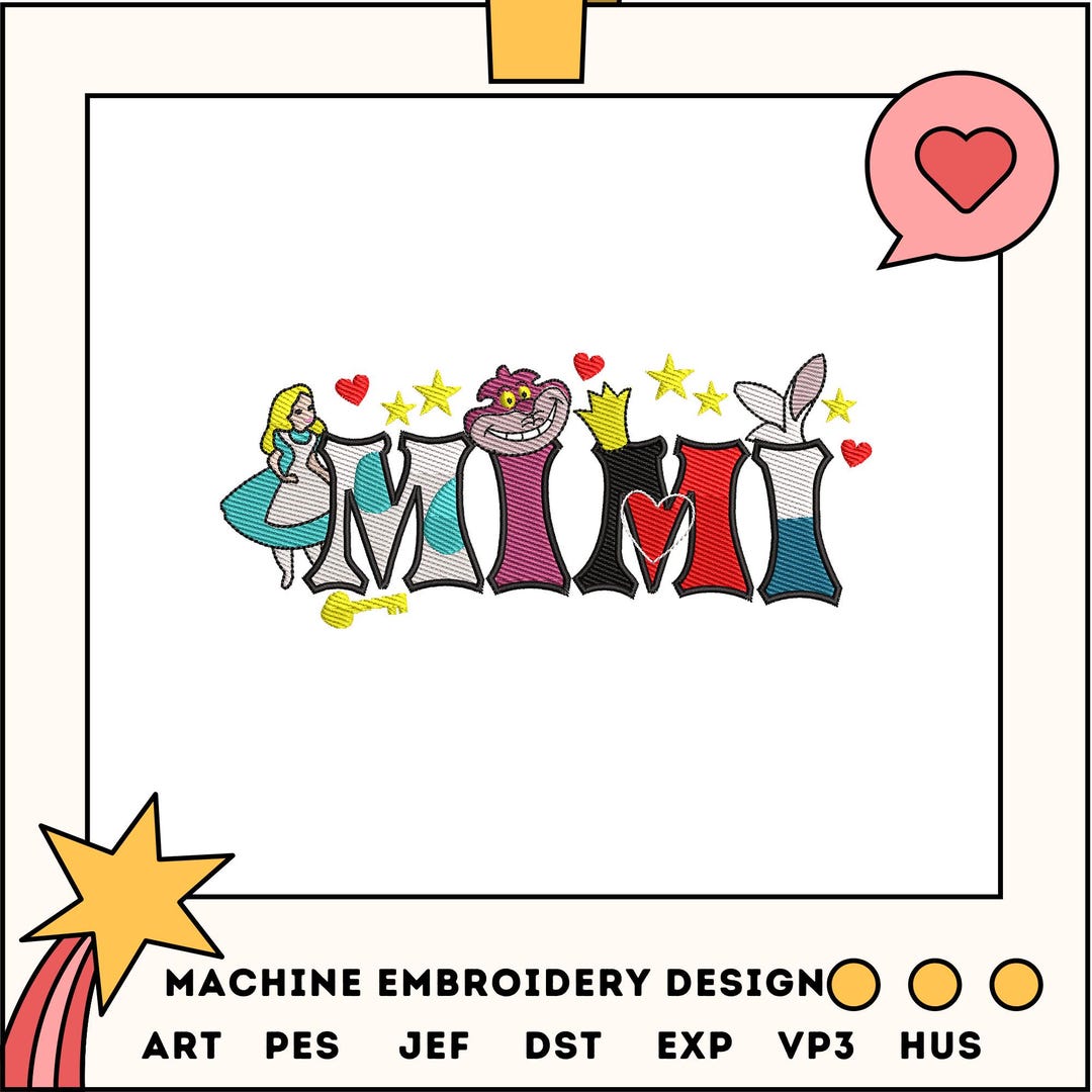 Mimi Embroidery Designs, Mimi Girl Machine Embroidery, Mimi Digital ...