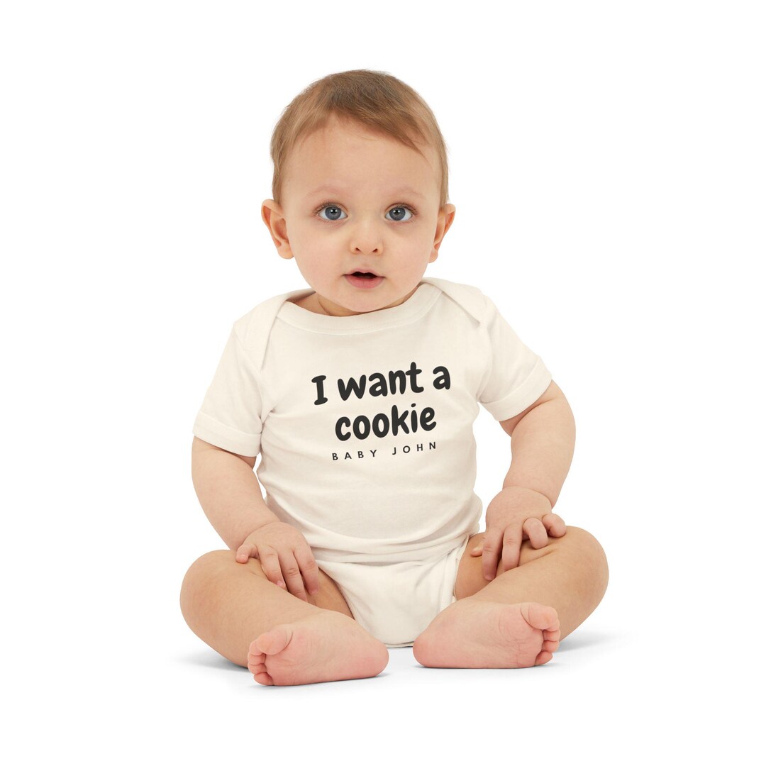 Cute Cookie Infant Jersey One Piece, Baby Bodysuit, Funny Baby Clothes ...
