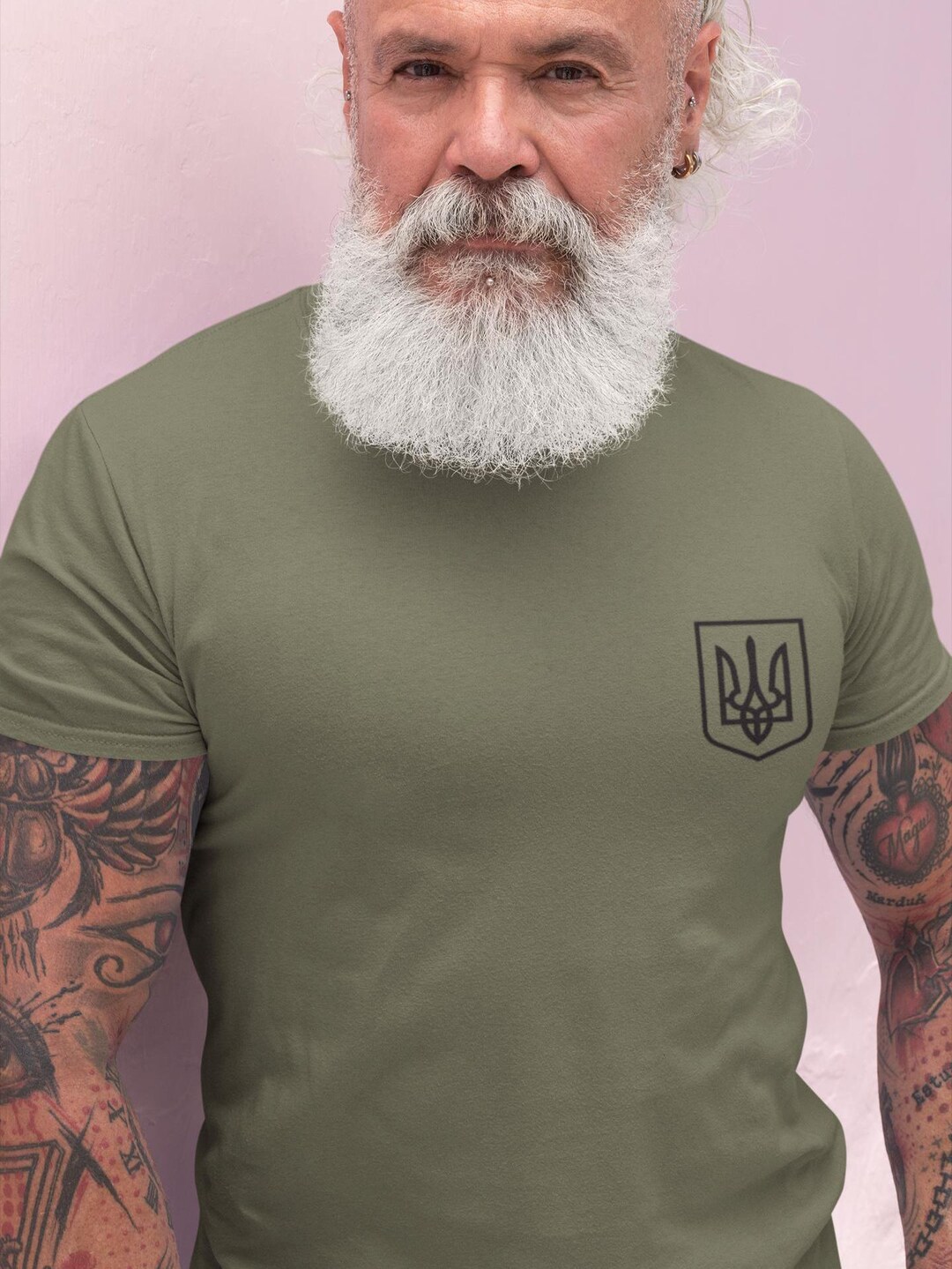 Ukrainian Tryzub Symbol Unisex Softstyle T-shirt, Ukraine Trident Tee ...