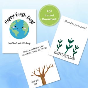 Earth Day Handprint Craft Bundle | Set of 3 Printable Activities for ...