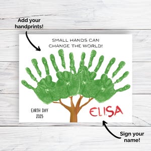 Earth Day Handprint Craft Bundle | Set of 3 Printable Activities for ...