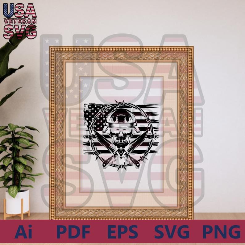 US Military Skull SVG, Patriotic Election Clipart SVG, Punisher Mask Svg, Punisher Svg, Cricut ...