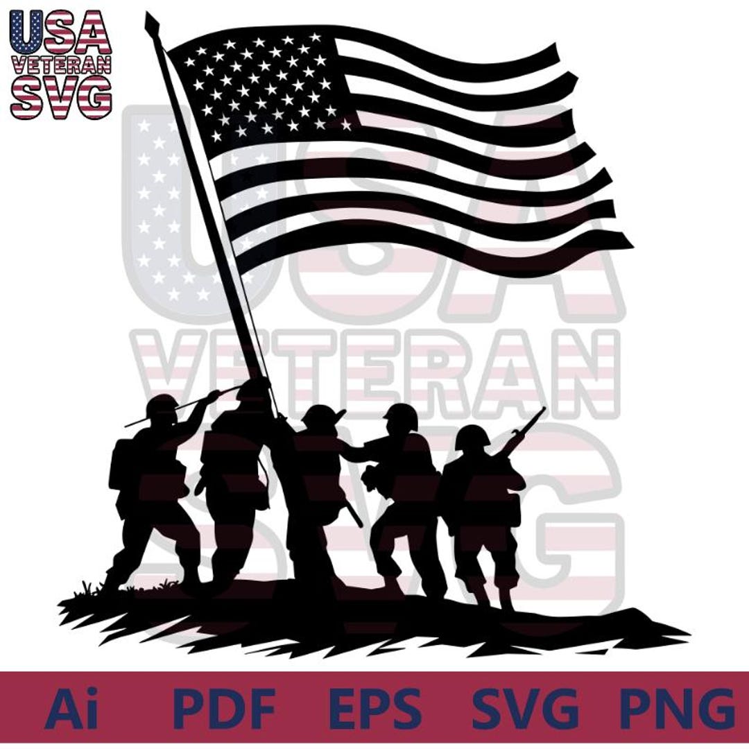 US Soldier SVG, Veteran Soldier Svg, American Troops Svg, Army Svg ...