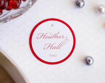 Round Place Card Template - Etsy