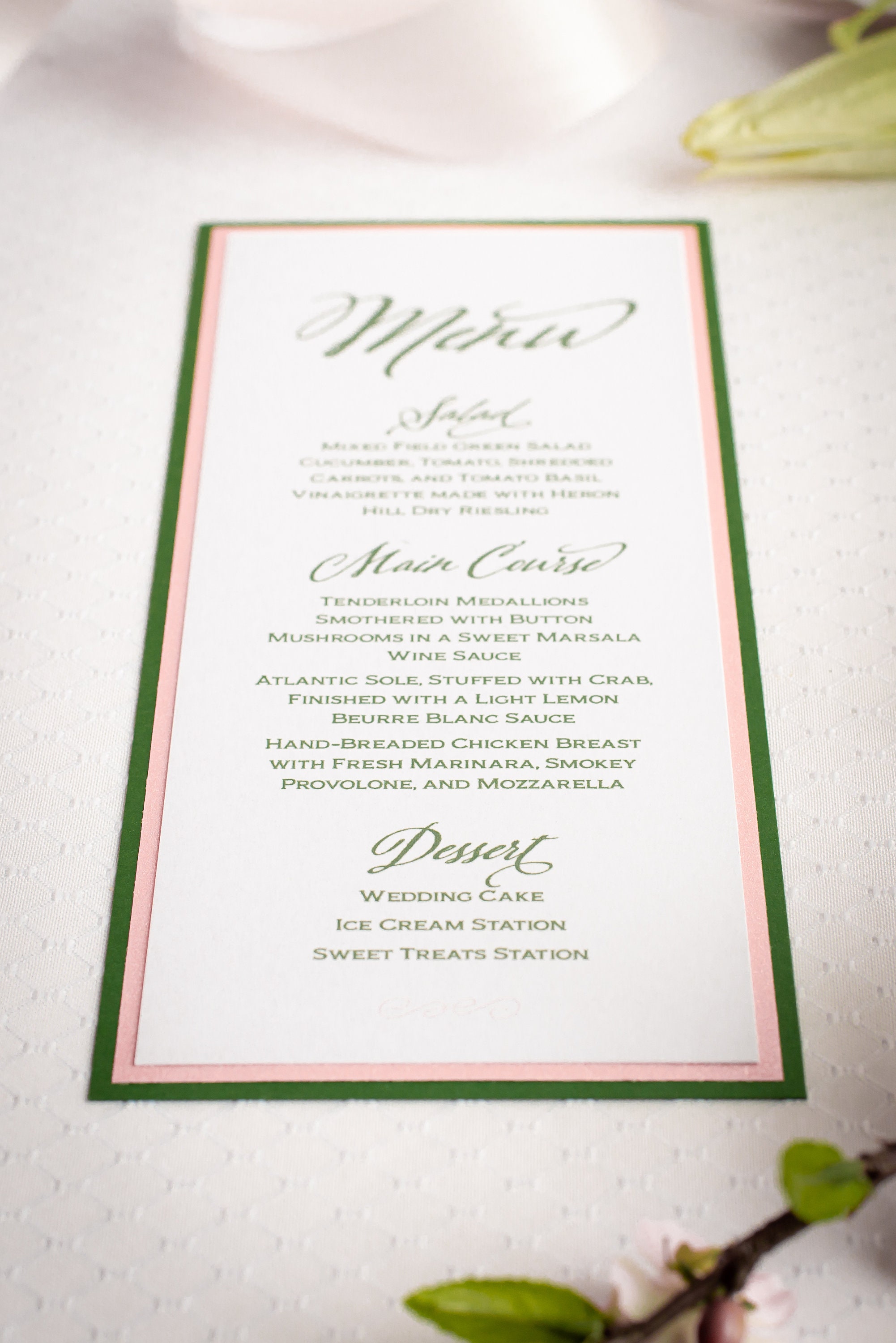 Mini Menu Cards | Etsy