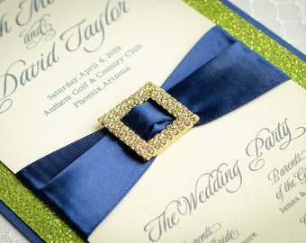 Mini Program Cards With Ribbon | Etsy