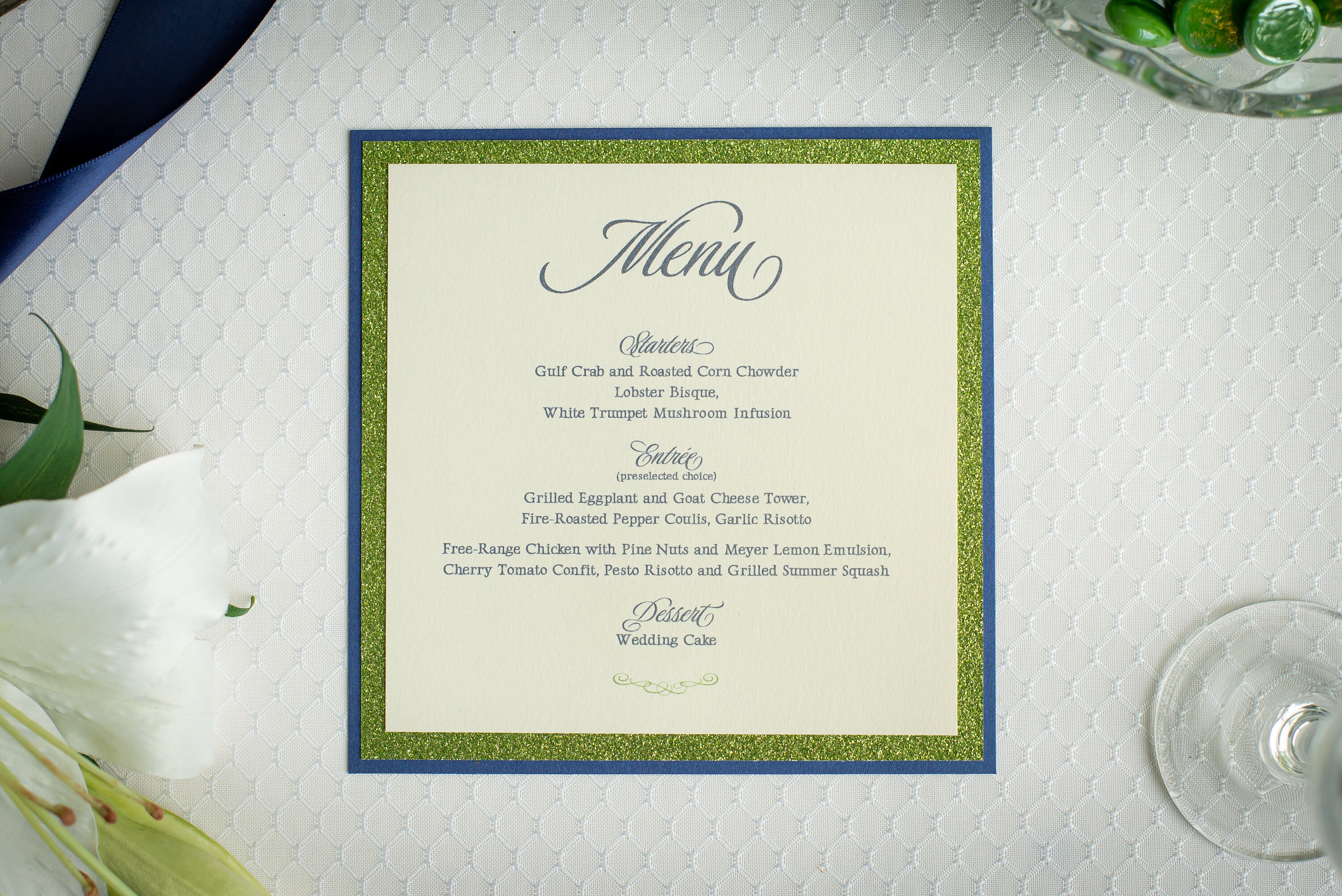 Square Menu Cards | Etsy