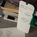 Personalized Library Check-out Card Wedding Bookmark Place - Etsy