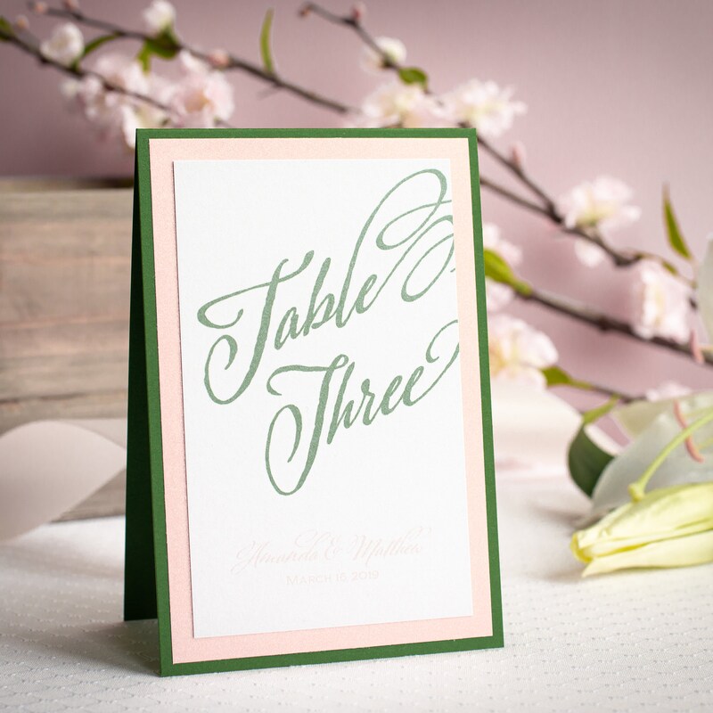 Table Number Tent - Etsy