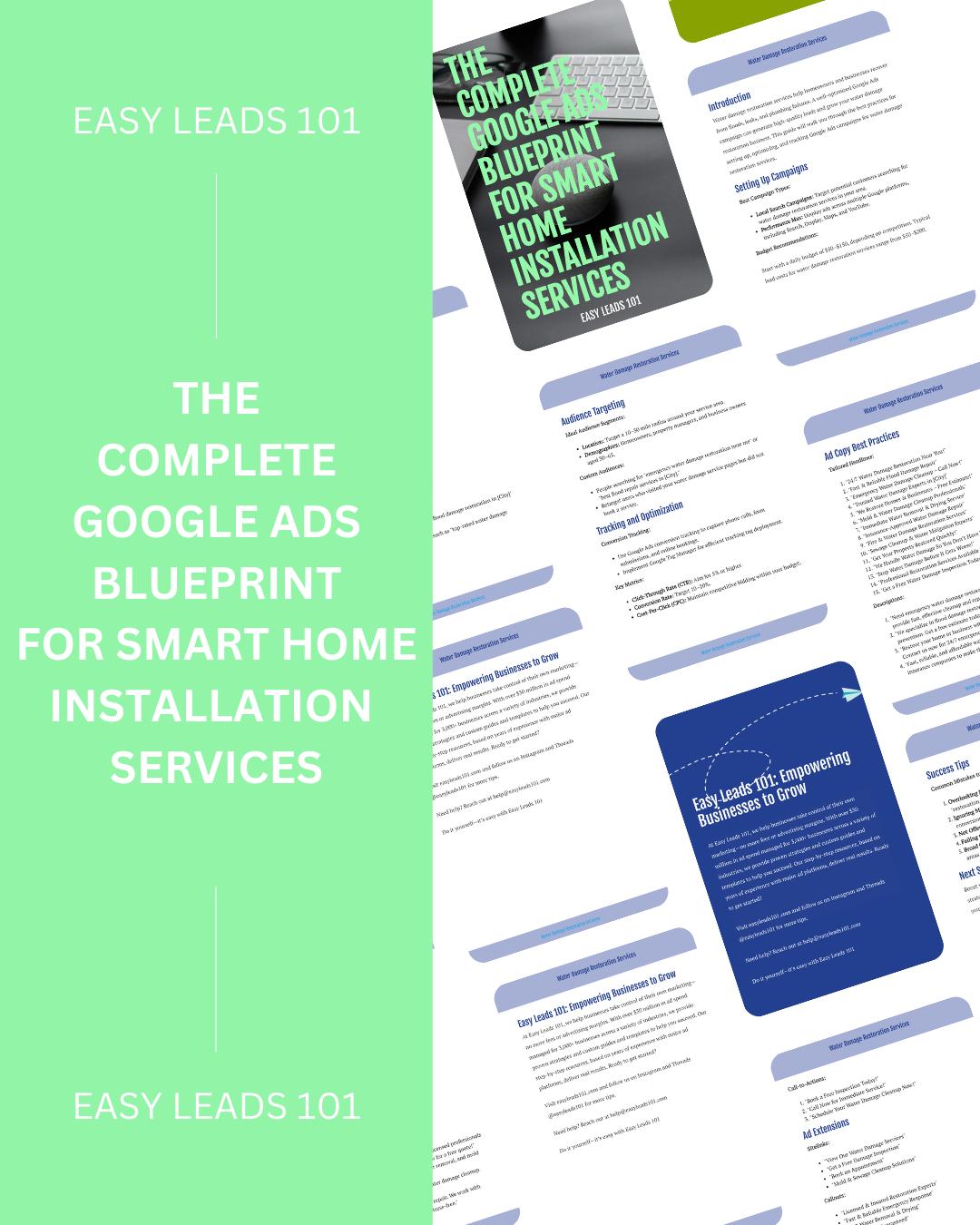 Google Ads Blueprint: Smart Home Installation Guide (digital Download ...