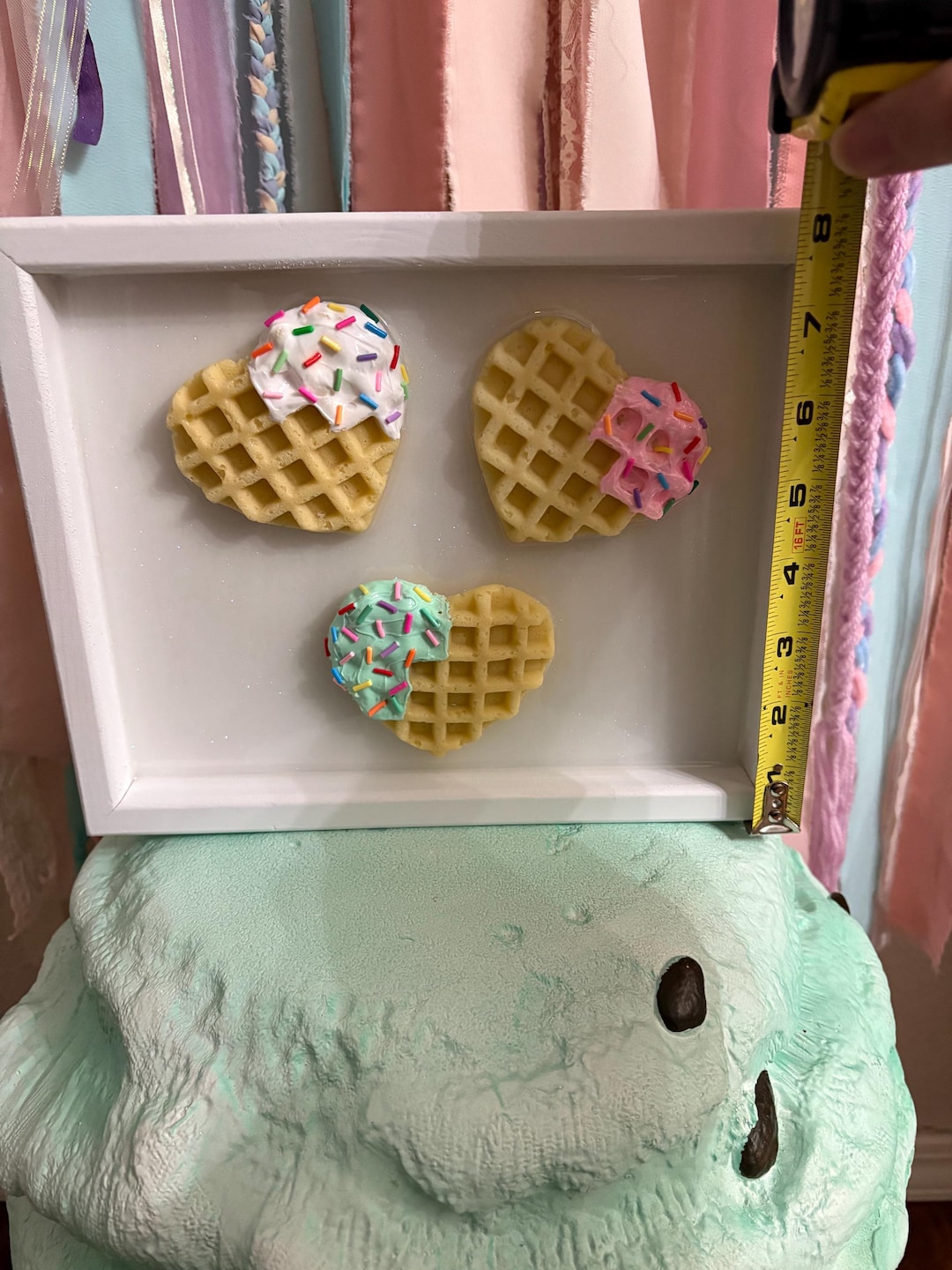 Heart Waffle Wall Art! - Etsy