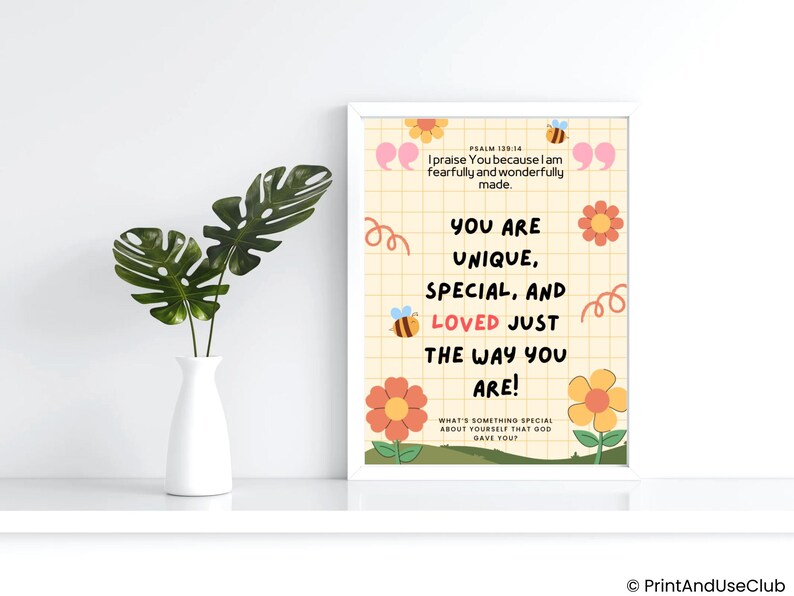 30 Bible Verse Growth Mindset Posters | Christian Printable Wall Art ...