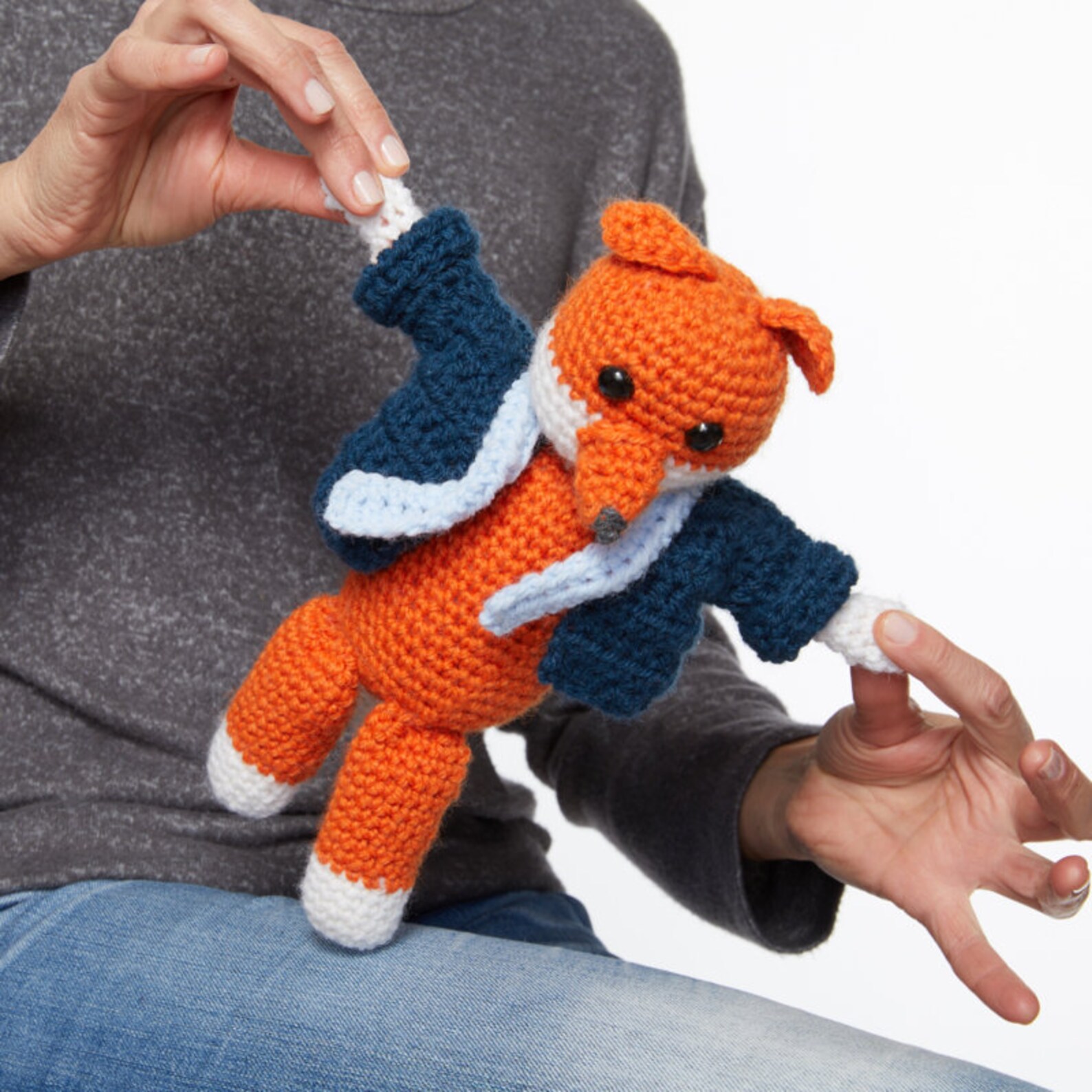 Mr Fox Toy Crochet Pattern Crochet Toy Pattern Crochet - Etsy