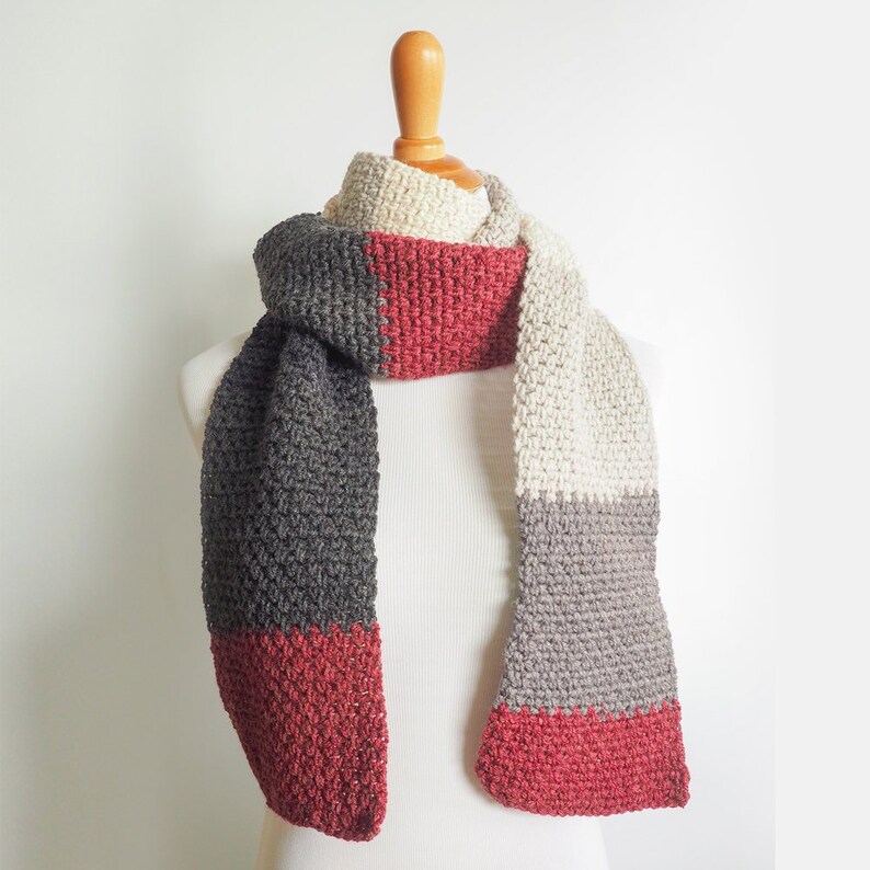 The Boyfriend Scarf Crochet Pattern | Crochet Scarf Pattern | Easy ...