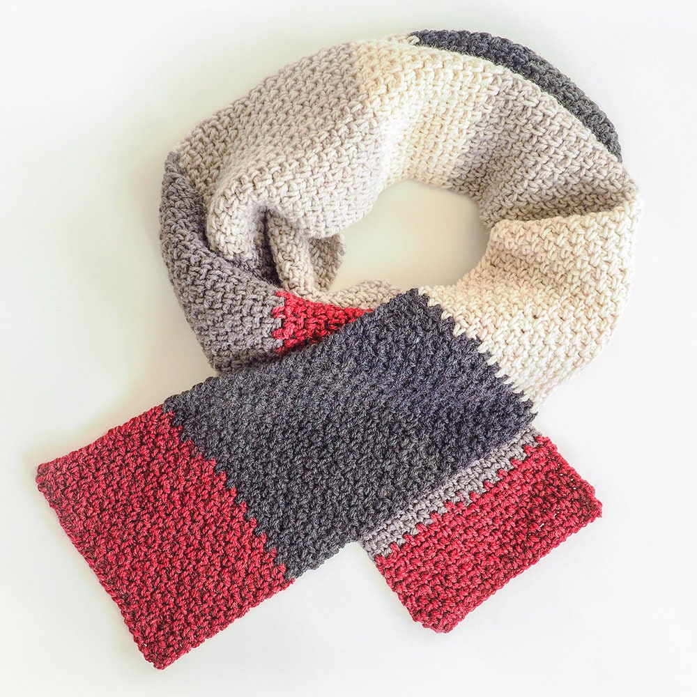 The Boyfriend Scarf Crochet Pattern | Crochet Scarf Pattern | Easy ...